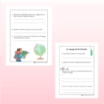 Compréhension de lecture 3e et 4e année - Cahier de textes