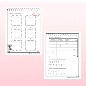 Révision mathématique 5e et 6e Année - Cahier d'exercices cycle 3