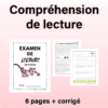 Compréhension de lecture 5e et 6e année - Cahier de texte