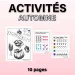 Cahier d’activités d’automne à imprimer – Préscolaire et primaire