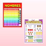 Affiches éducatives pour la classe - Nombres, couleurs, alphabet