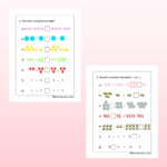 Les symboles mathématiques - Cahier d'exercices de 1er cycle